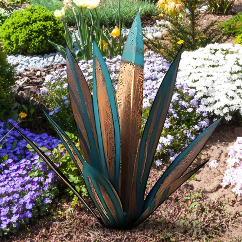 Agave Americana Metal Decorative Plant — Wrapango
