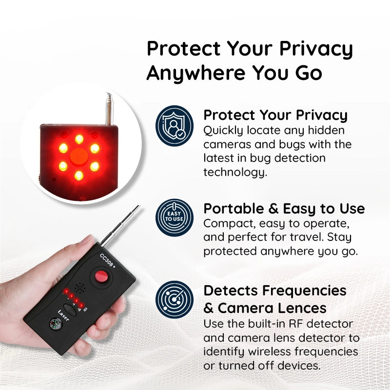 The Best Bug Detector - Hidden Camera and Microphones Detector — Wrapango