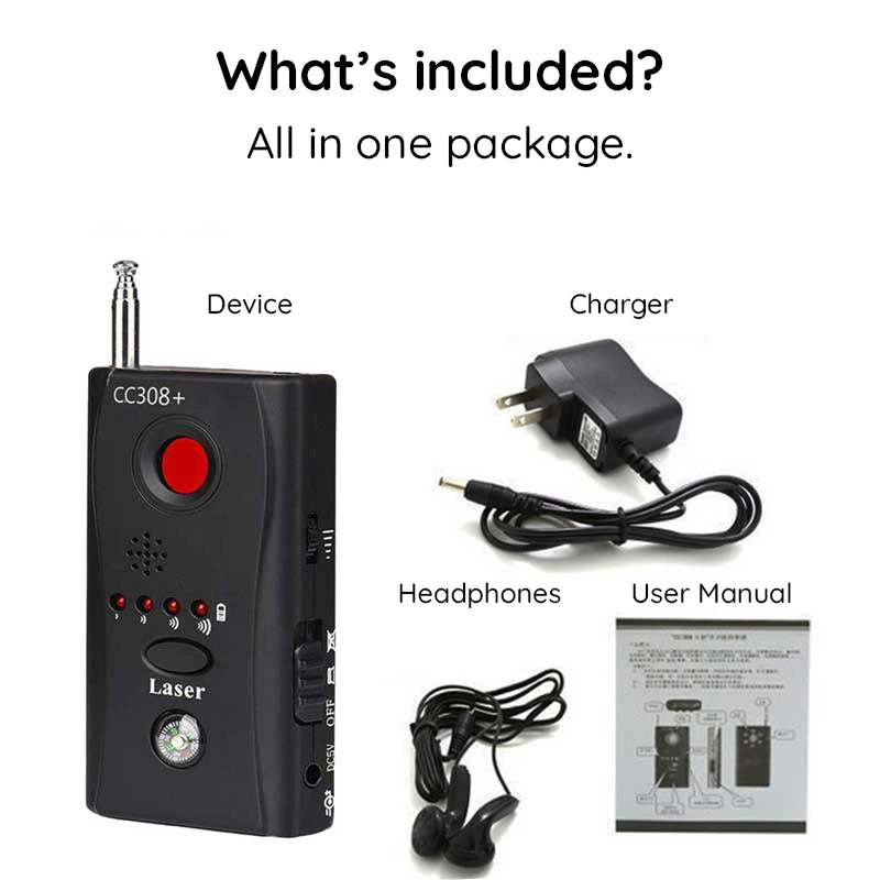 The Best Bug Detector - Hidden Camera and Microphones Detector — Wrapango