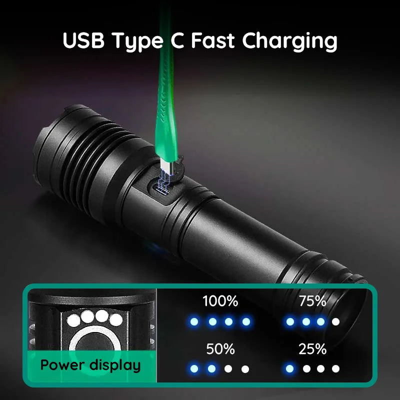 USB Powerful Flashlight Torch — Wrapango